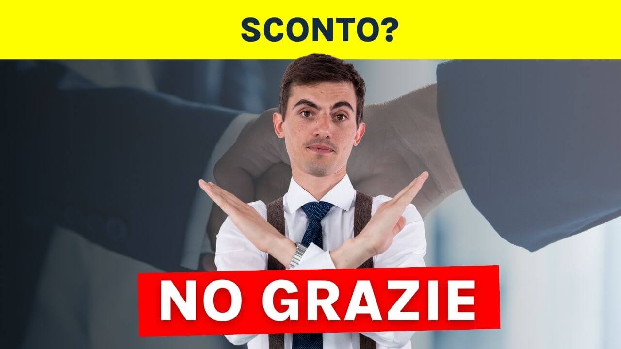Come rispondere a una richiesta di sconto?